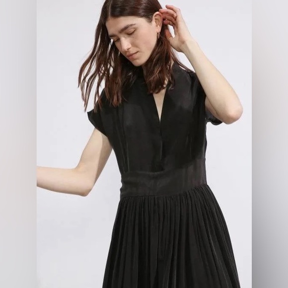 RAEY | Dresses | Raey Black Shawl Shoulder Maxi Dress | Poshmark